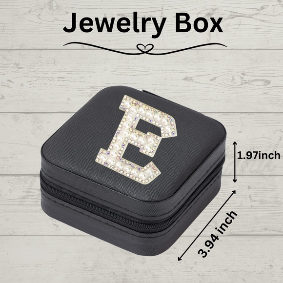 Hand Crafted | Bags | Custom Pearl Letter Jewelry Box | Poshmark